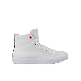 Converse Chuck Taylor All Star II Hi Schild Herren wei&szlig;e Plimsolls