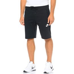 Nike Herren Fleece Sweat Shorts Schwarz