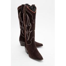 Pietro Leder-Western-Kniestiefel