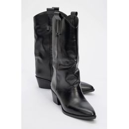 Teodora Leder Blockabsatz Stiefel (Damen)