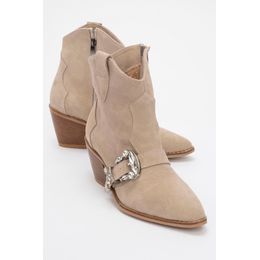 Any Leder Schnallen Stiefel