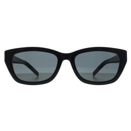 SAINT LAURENT Cat Eye Damen Gl&auml;nzend Schwarz Grau SL M153