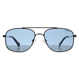 Polaroid Aviator Herren Ruthenium Blau Polarisiert PLD 6235/S/X
