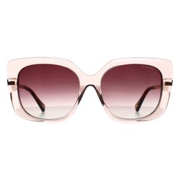 Ted Baker Butterfly Womens Crystal Pink und Gold Braun Gradient TB1732 Heather