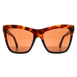MaxMara Max Mara Cat Eye Damen Havanna Braun MM0008 Logo2