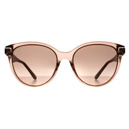 Salvatore Ferragamo Cat Eye Damen Kristall Sand Rose Grau SF1073S