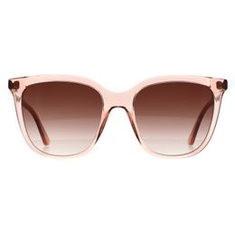 Calvin Klein Cat Eye Womens Transparent Rose Pink Peak Pink Gradient CK23506S