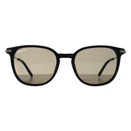Salvatore Ferragamo Rund Herren Schwarz Gr&uuml;n Grau SF1015S