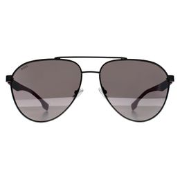 HUGO BOSS Aviator Herren Ruthenium Rot Grau BOSS 1485/S