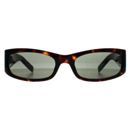SAINT LAURENT Rectangle Womens Dark Spotted Havana Grey SL M152