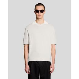 Lyle & Scott Offenes Kragen Feinstrick Poloshirt