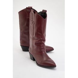 Teodora Leder Blockabsatz Stiefel (Damen)