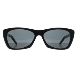 SAINT LAURENT Rectangle Womens Gl&auml;nzend Schwarz Grau SL 613