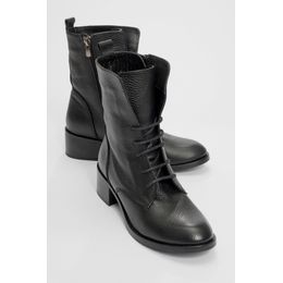 Lana Leder Blockabsatz Stiefel