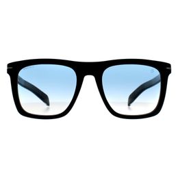 David Beckham Square Mens Schwarz Blau Gradient DB 7000/S Bold