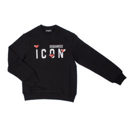 Dsquared2 Icon Rundhals-Sweatshirt DQ2033D0-09BDQ M&auml;dchen