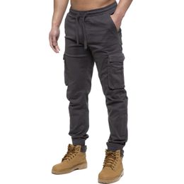 Enzo | Herren Cargo-Jogger-Jeans - Khaki