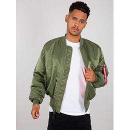 Alpha Industries Men's MA-1 Bomber Jacket in Sage Green