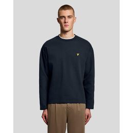 Lyle & Scott Hochwertiges Jacquard Rundhals Sweatshirt