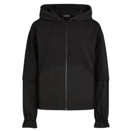 Schwarzes Belstaff Torque-Sweatshirt mit Reiverschluss
