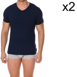 Bikkembergs Pack-2 Essential kurz&auml;rmelige T-Shirts BKK1UTS02BI Herren