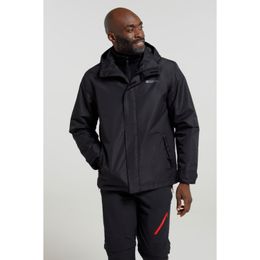 Mountain Warehouse Herren Fell II 3 in 1 Jacke (Schwarz)