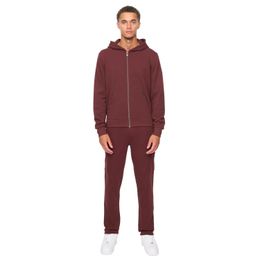 Duck and Cover - "Optimus" Hoodie und Jogginghosen-Set f&uuml;r Herren (Weinrot)