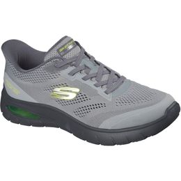 Skechers Skech-Air Summits Textil Herren Trainers in Grau/Limette