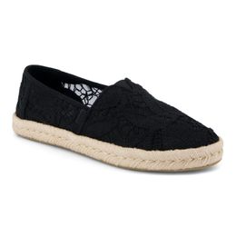 Toms Shoes TOMS Alpargata Rope 2.0 Schuh Baumwolle Damen Schwarz Espadrilles