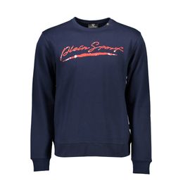 Philipp Plein Sport Signatur-Logo Navy Blauer Pullover