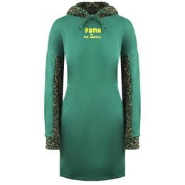 Puma x Mr. Doodle Longsleeve Pullover Gr&uuml;ne Frauen mit Kapuze -Jumper Kleid 598686 91