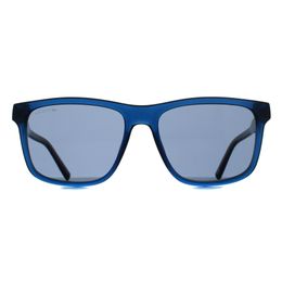 Lacoste L6025S 410 transparent blau grau blau Sonnenbrille