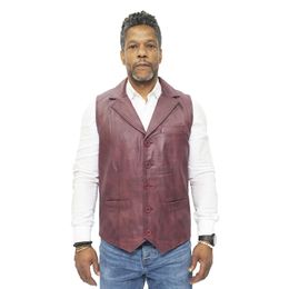 Herren Smart Classic Lederweste-Bristol