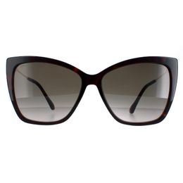 Jimmy Choo Cat Eye Damen Dunkel Havanna Braun Farbverlauf Seba/S