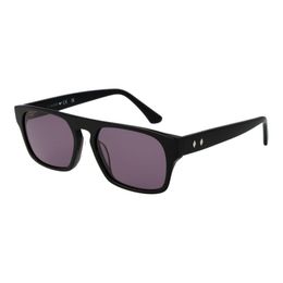 Web Schwarze Acetat-Sonnenbrille
