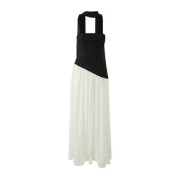 Schwarzes, gerades, &auml;rmelloses Maxi-Cocktailkleid f&uuml;r Damen
