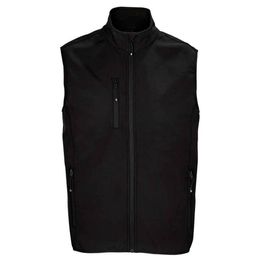 SOLS Herren Falcon Softshell Recycled Body Warmer (Schwarz)