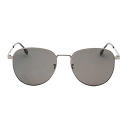 HUGO BOSS - Polarisiert-Sonnenbrille f&uuml;r Herren, Matt (Dunkles Ruthenium/Grau)