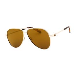 Off-White Off White - "Ruston L" Verspiegelt-Sonnenbrille f&uuml;r Herren/Damen Unisex, Metall (Gold)