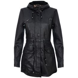Mittellange Damen-Parkajacke mit Kapuze &ndash; Oakengates