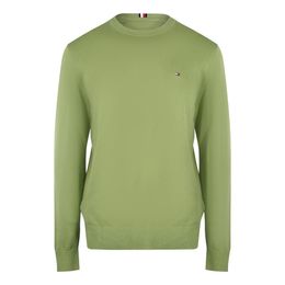 Tommy Hilfiger - Sweatshirt f&uuml;r Herren, Rundhalsausschnitt (Olivgr&uuml;n)