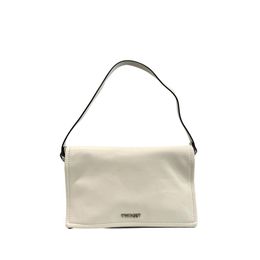 TWINSET Wei&szlig;es PU Damen Schultertasche