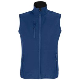 SOLS Womens/Ladies Falcon Softshell Recycled Body Warmer (Abyss Blue)