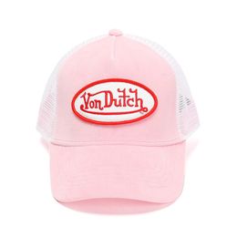 Shop F&uuml;r Von Dutch Velvet Trucker Baumwollene Rosa Kappen