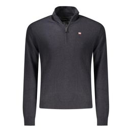Napapijri Schwarzer Woll-Herrenpullover