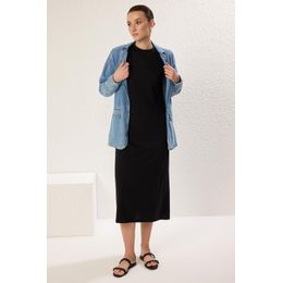 Damen-Maxikleid, &auml;rmellos, l&auml;ssig, locker geschnitten, dezent