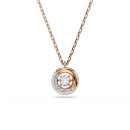 Swarovski 'Dextera' Damen-Halskette aus vergoldetem Metall - Ros&eacute; 5692257