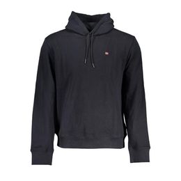 Napapijri Schwarzer Baumwoll-Herrenhoodie