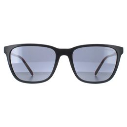 Arnette Square Mens Matte Blue Dark Grey Mirror Water Polarized AN4324 Lil' Snap
