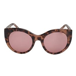 DKNY Damen Cat Eye &Uuml;bergro&szlig;e Sonnenbrille DK517S